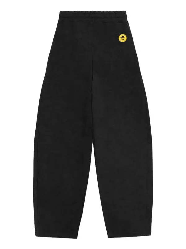 BARROW Logo-print Drawstring Track Pants - Black