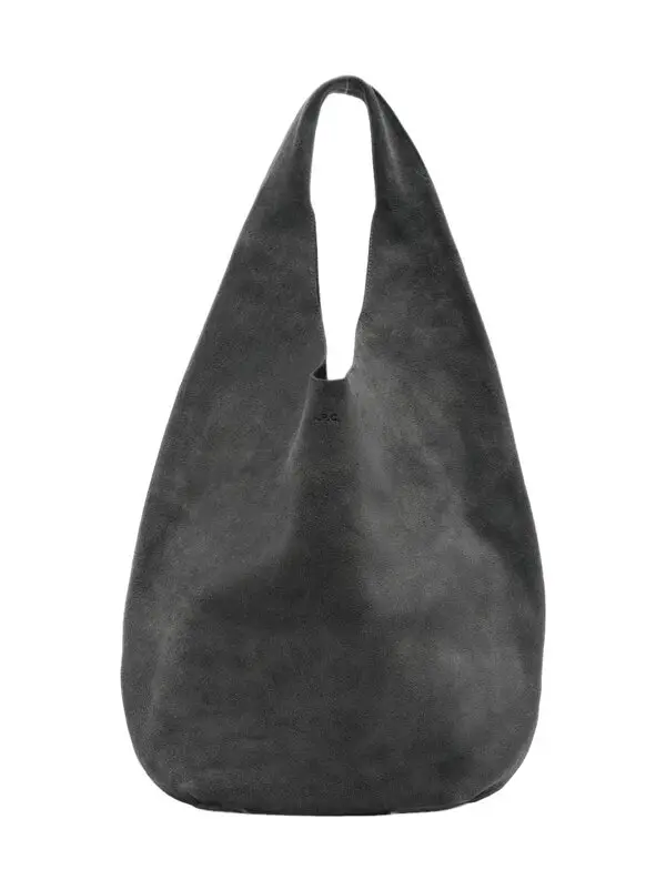 A.p.c. Le Neige Suede Shoulder Bag - Grey
