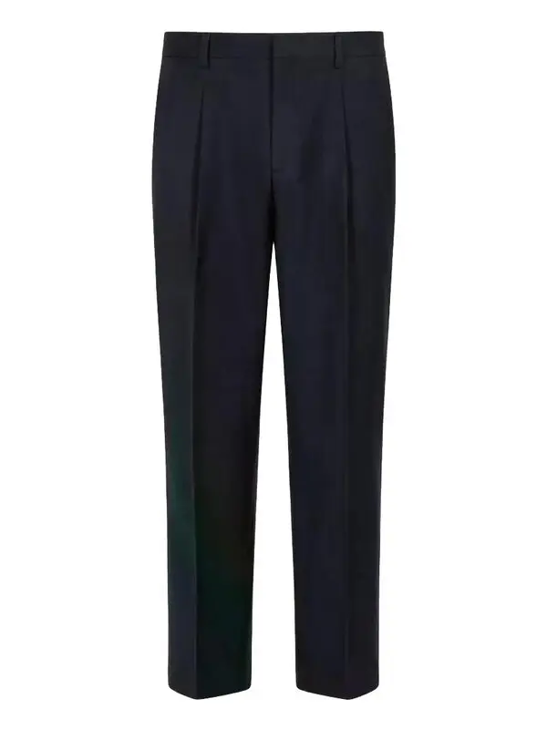 COSTUMEIN Vincent Dallas Pleated Straight-leg Trousers - Blue