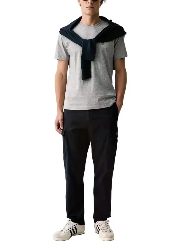 AERONAUTICA MILITARE Logo-patch Cargo Pants - Blue