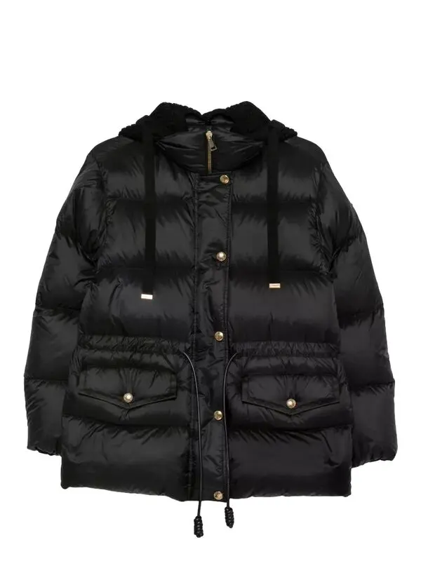 Moncler Diaphane Hooded Quilted Jacket - Black