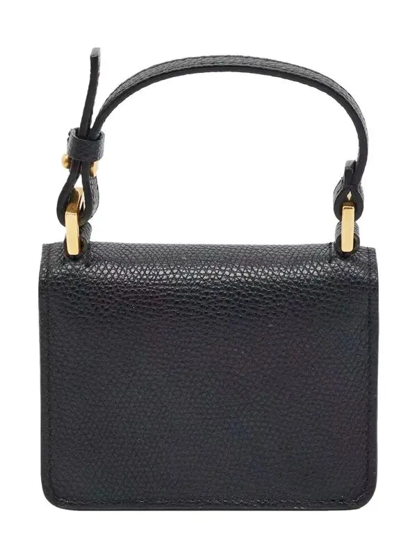 Valentino Garavani Vlogo Leather Crossbody Bag - Black