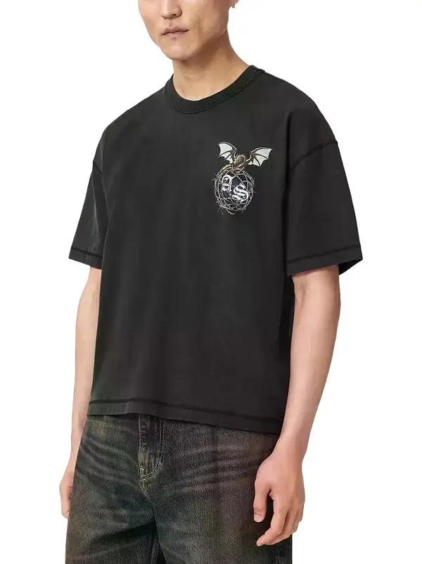 ALLSAINTS Dragon-print T-shirt - Black