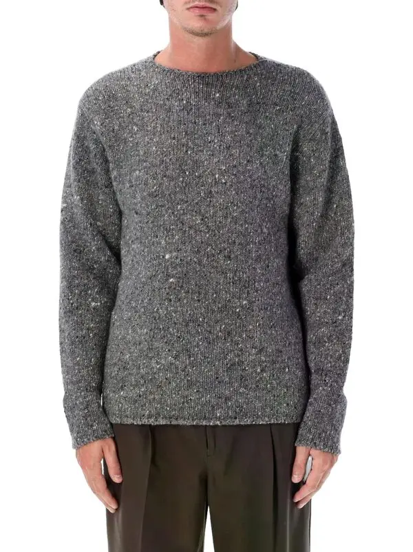 Auralee Crew-neck Sweater - Grey