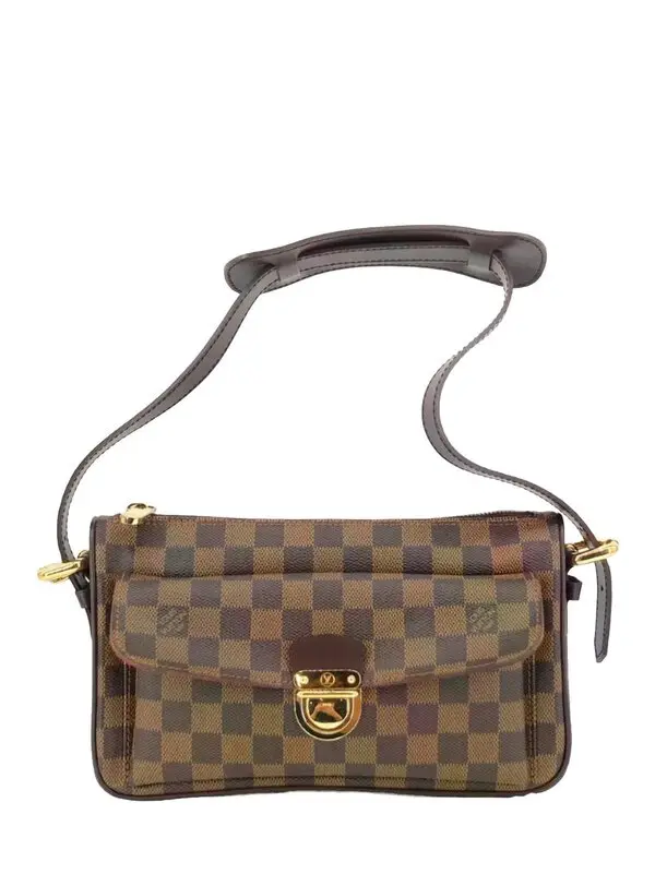 LOUIS VUITTON 2000-2010 Damier Ebene Ravello Gm Satchel - Brown
