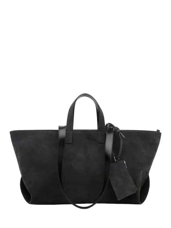 A.p.c. Large Le Drummer Suede Tote Bag - Grey