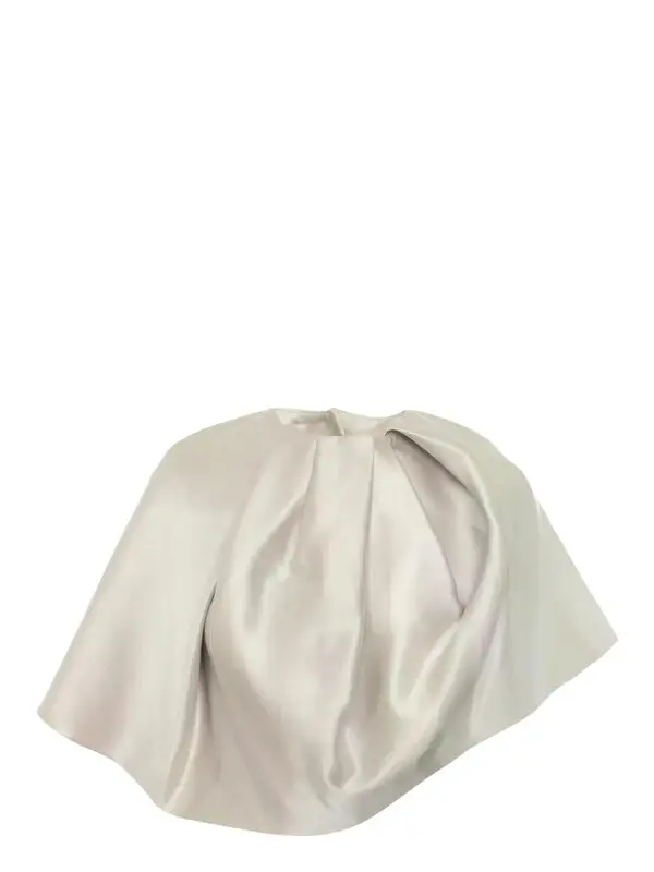 Dior Pleated Poncho - Grey