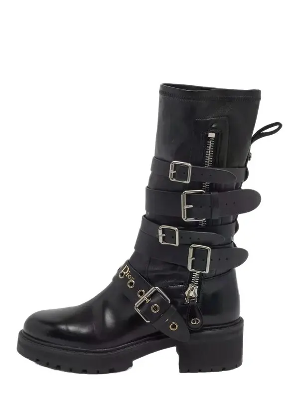 Dior Multi-buckle Ankle Boots - Black