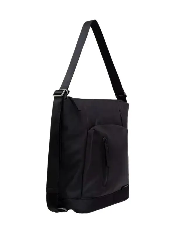 Rains Otaru Zip-pocket Matte-finish Backpack - Black