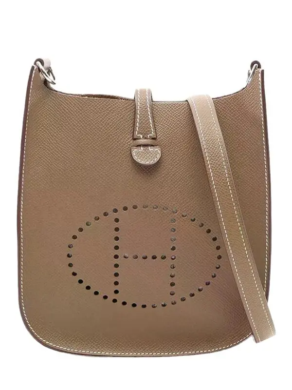 Hermès 2025 Clemence Evelyne I Tpm Crossbody Bag - Brown