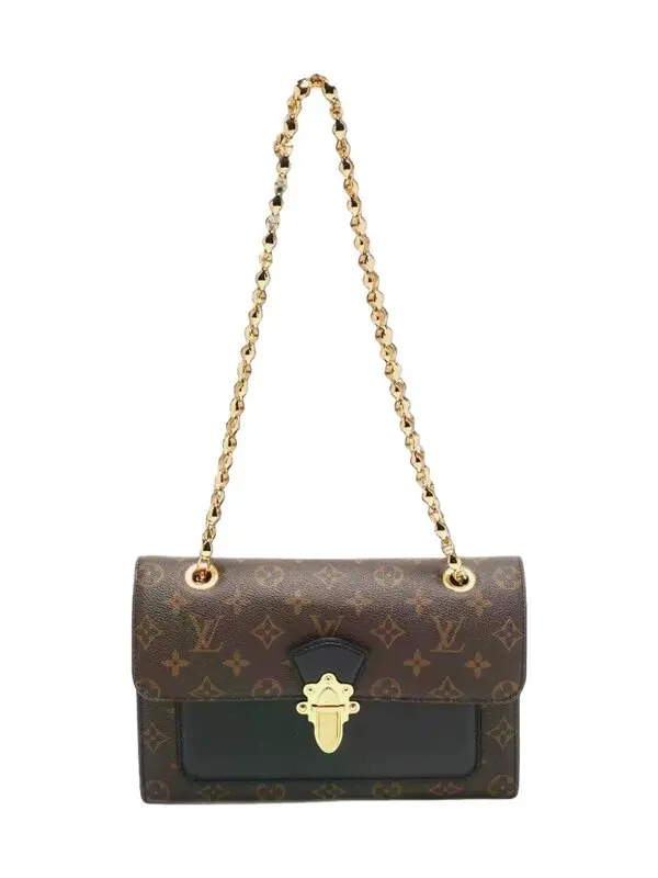 LOUIS VUITTON Victoire Monogram Shoulder Bag - Brown