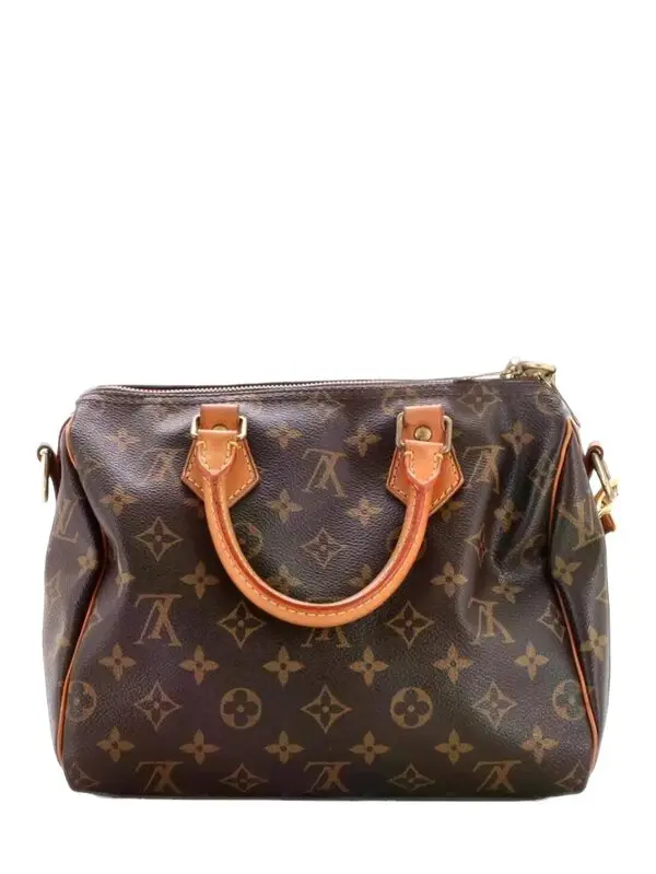 LOUIS VUITTON Speedy Bandouliere Bag Monogram Canvas 25 Satchel - Brown