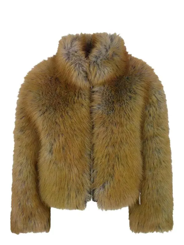 DRHOPE Reversible Longe Slevees Jacket - Brown