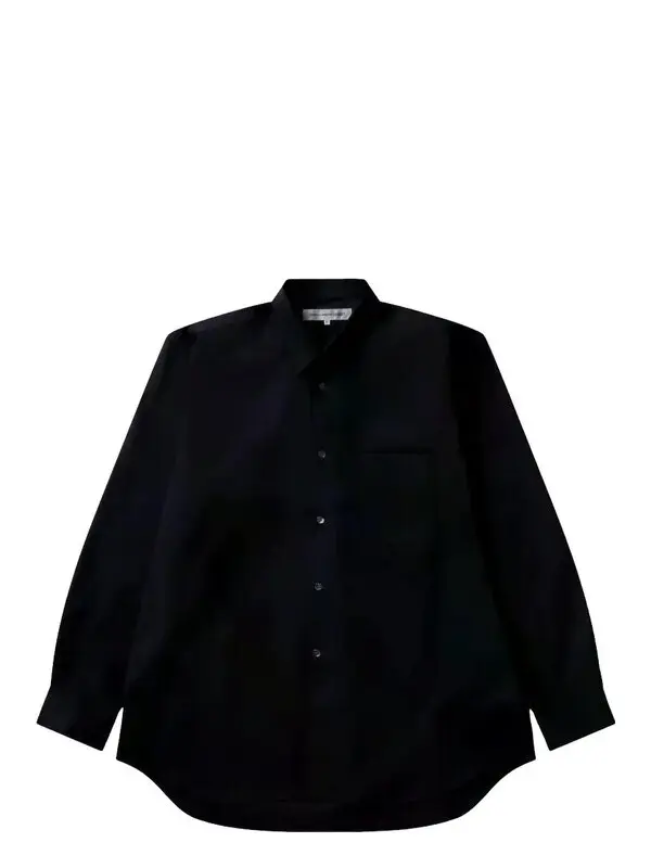 Comme Des Garçons Long-sleeve Cotton Shirt - Blue