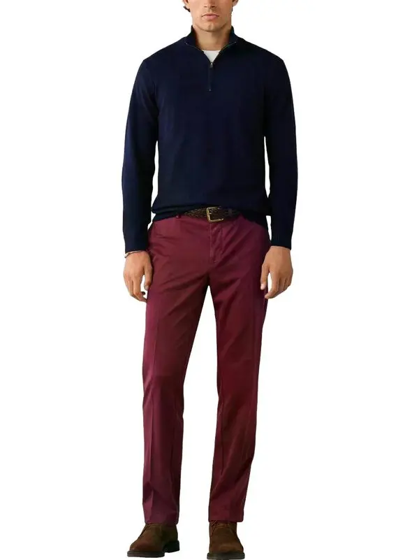 HACKETT  Elbow-patch Sweater - Blue