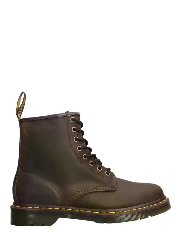 Dr. Martens 1460 Crazy Horse Leather Ankle Boots - Brown