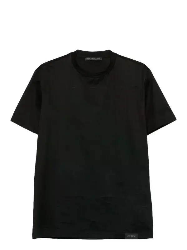 LOW BRAND Logo-patch T-shirt - Black
