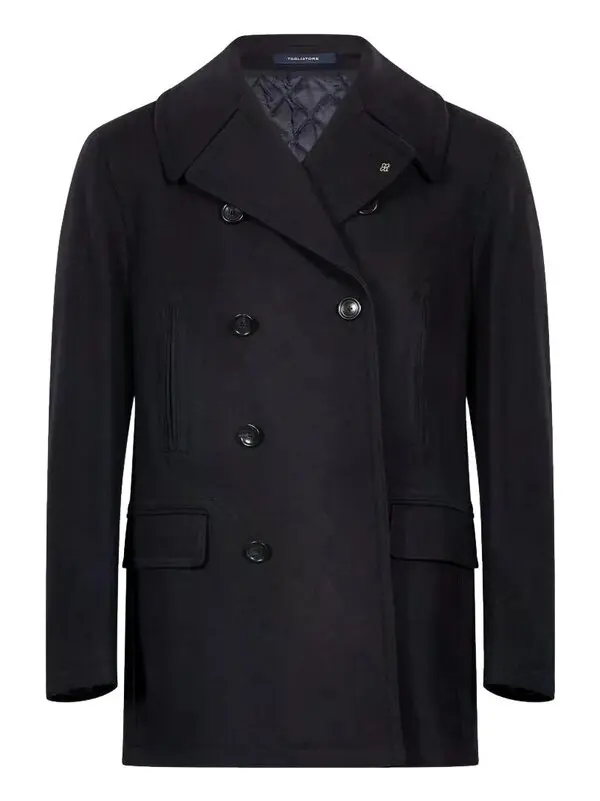 Tagliatore Double-breasted Peacoat - Blue