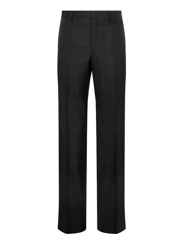 Tagliatore Pressed-crease Tailored Trousers - Black