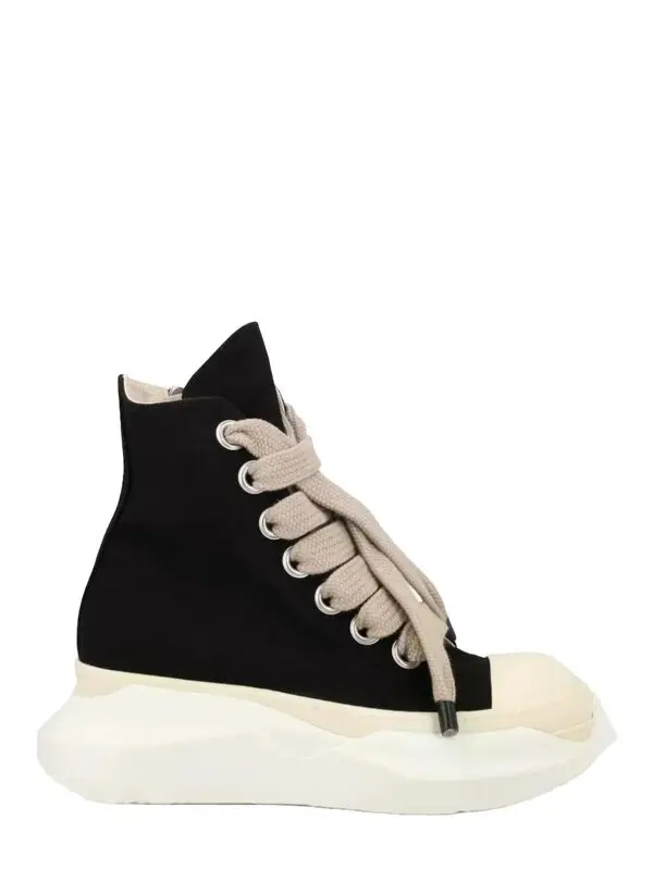 Rick Owens Jumbolace Abstract Sneakers - Black
