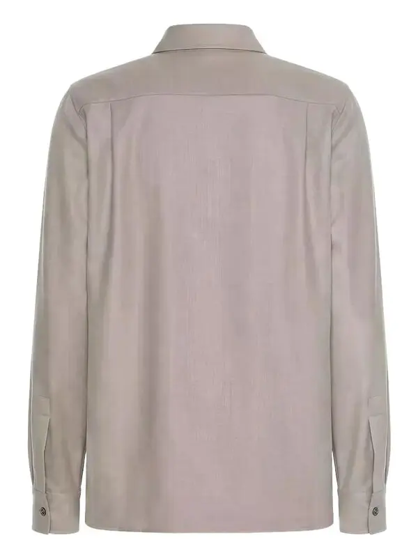 Max Mara Chest-pocket Button-up Shirt - Neutrals