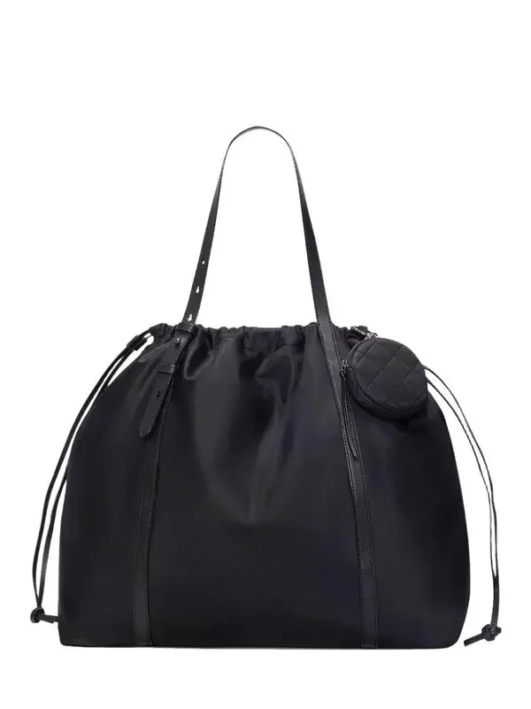 Mz Wallace Large Waverly Drawstring Tote Bag - Black