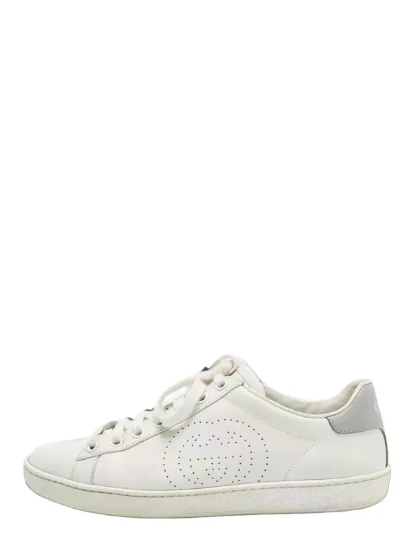 Gucci Ace Leather Sneakers - White
