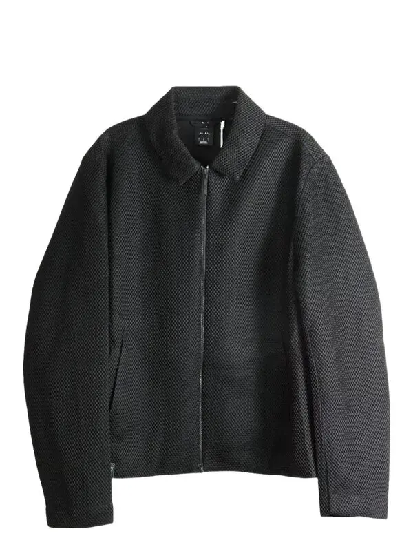 PUMA Mesh-texture Zip-up Jacket - Black