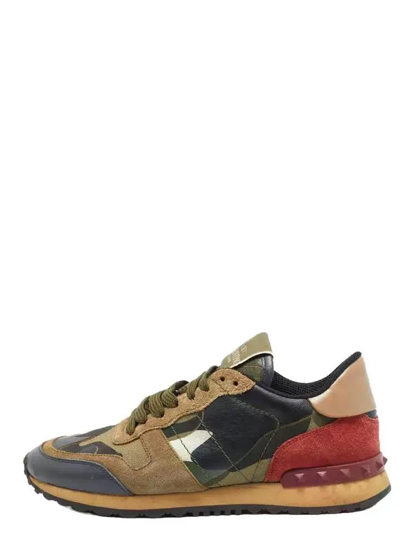 Valentino Garavani Rockrunner Camouflage Sneakers - Green