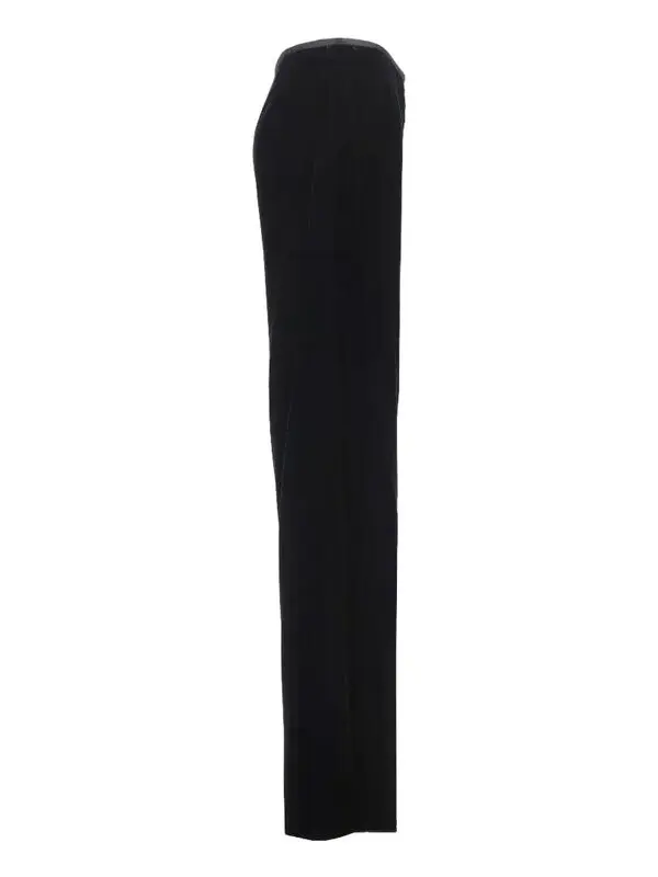 Emporio Armani Velvet Trousers - Blue