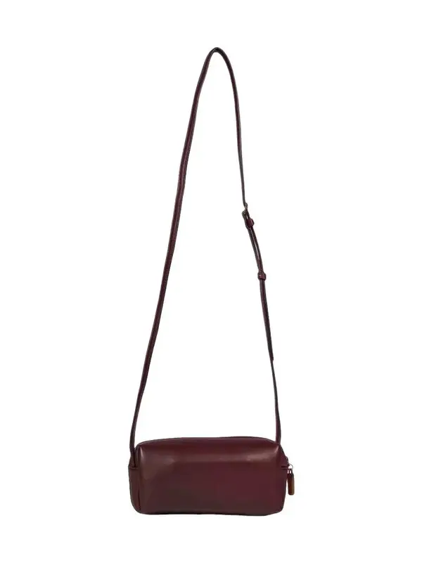 Khaite Suede Leather Shoulder Bag - Red