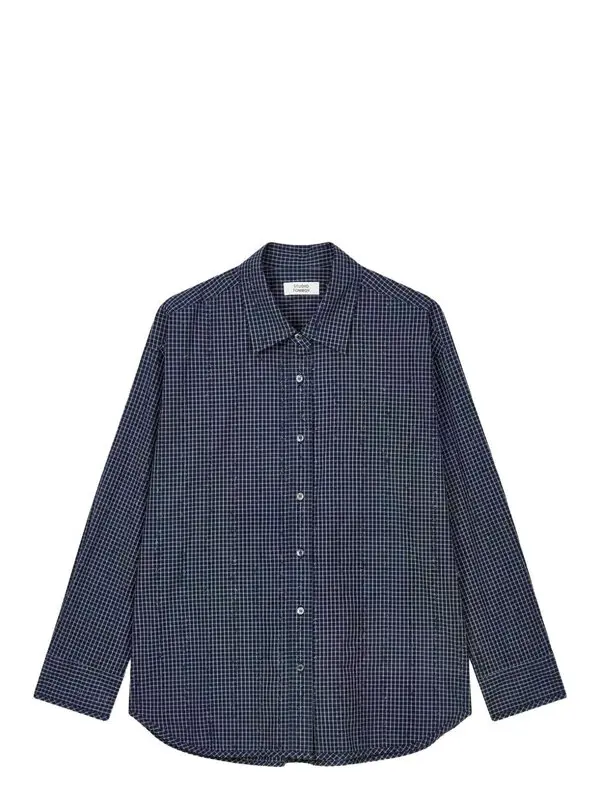 STUDIO TOMBOY Check Cotton Shirt - Blue