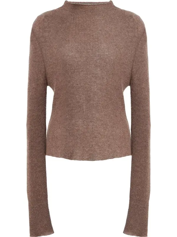 Citizens Of Humanity Leelah Turtleneck Knit Top - Brown