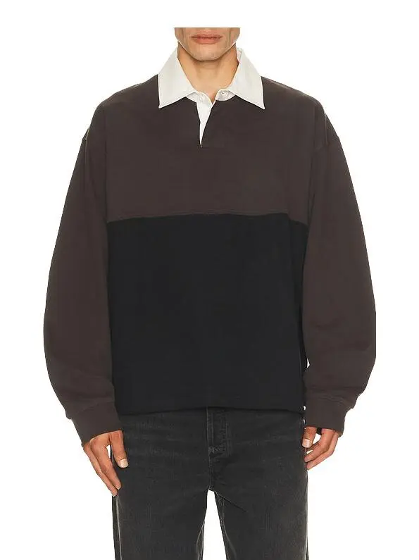 AGOLDE Blocked Rugby Shirt - Multi