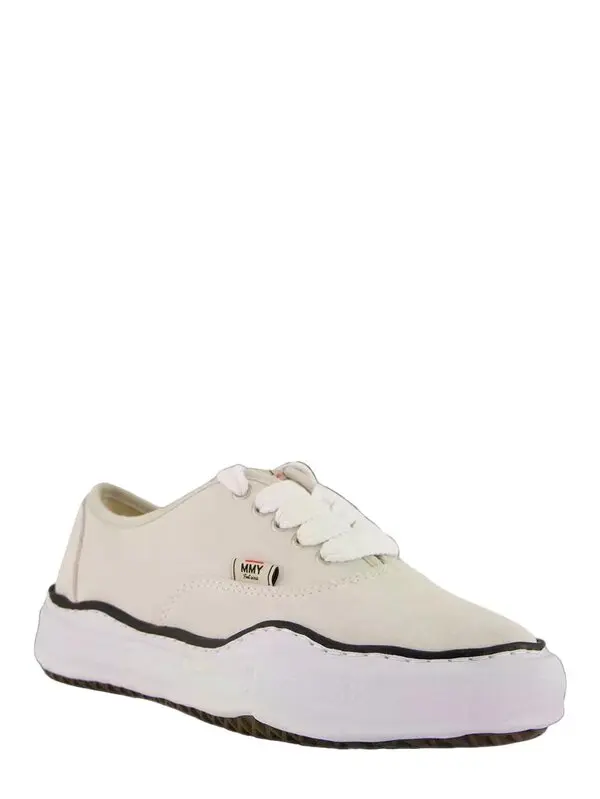 Mihara Yasuhiro Baker Og Sole Suede Low-top Sneakers - Neutrals