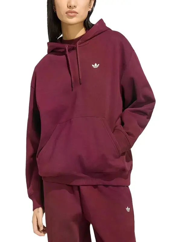 Adidas Oversized Fleece Hoodie - Red