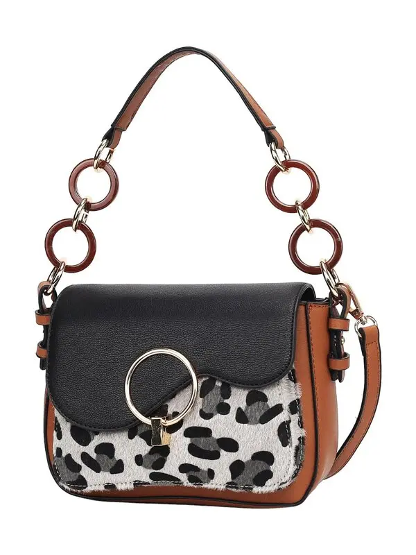 MKF COLLECTION BY MIA K. Serena Crossbody Bag Cognac Grey - Gray