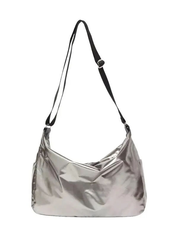 JACK GOMME Joy Light Metallic-effect Shoulder Bag - Silver
