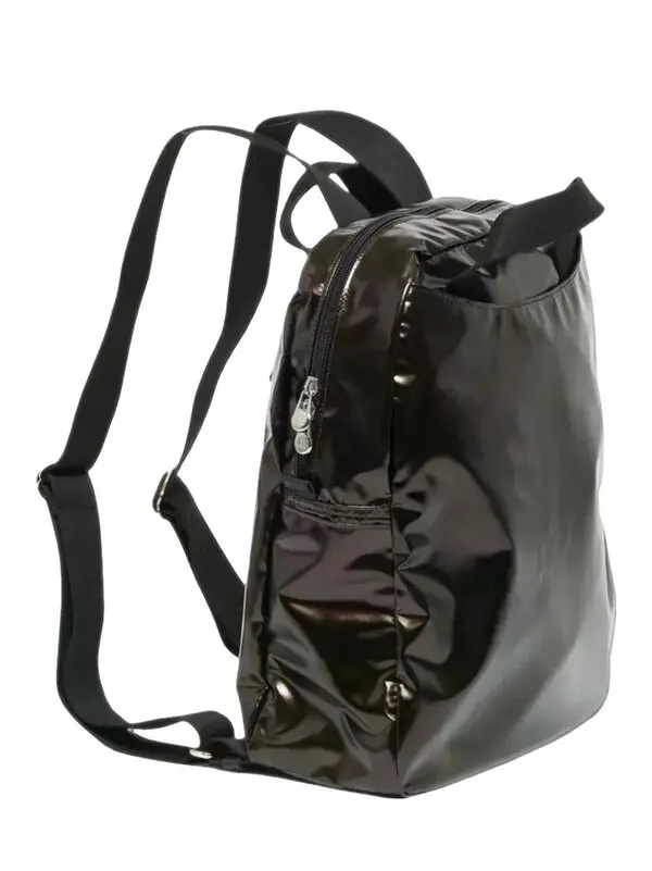 JACK GOMME Lami High-shine Backpack - Brown