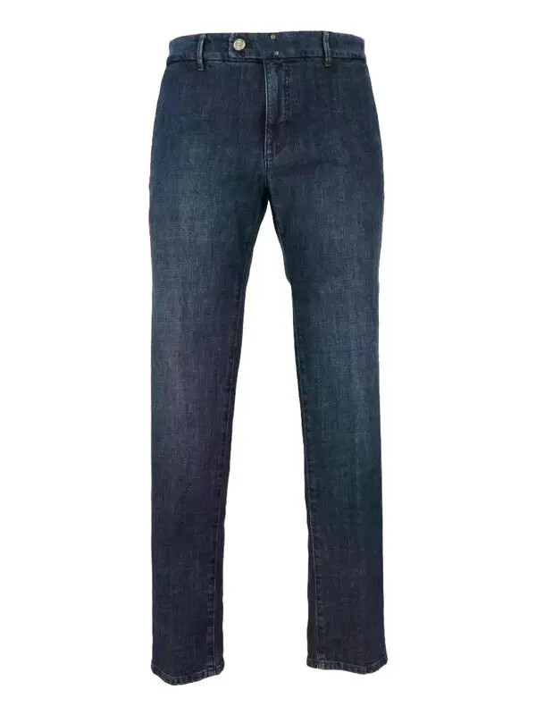 Incotex Faded Straight-leg Jeans - Blue