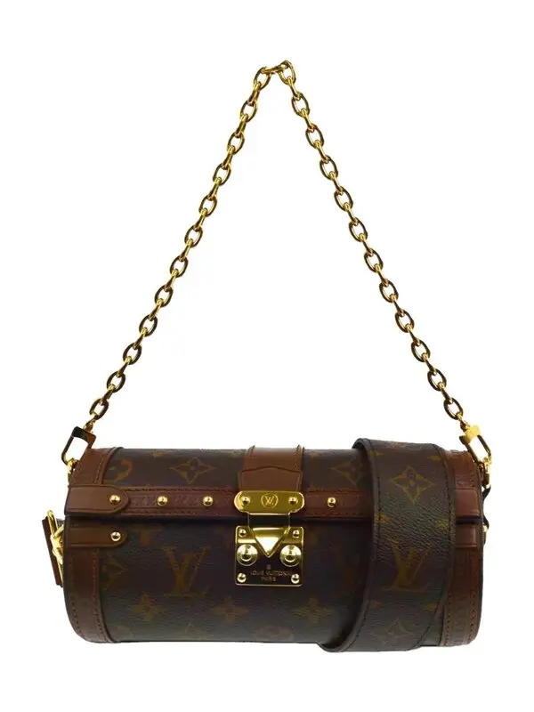 LOUIS VUITTON 2010-2020s Papillon Trunk Shoulder Bag - Brown