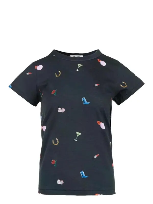 Rag & Bone Graphic-print T-shirt - Black