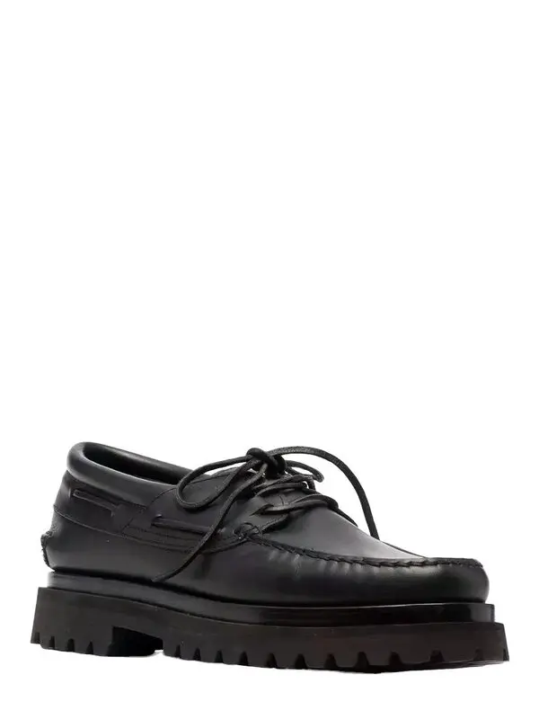 Officine Creative Heritage Leather Shoes - Black