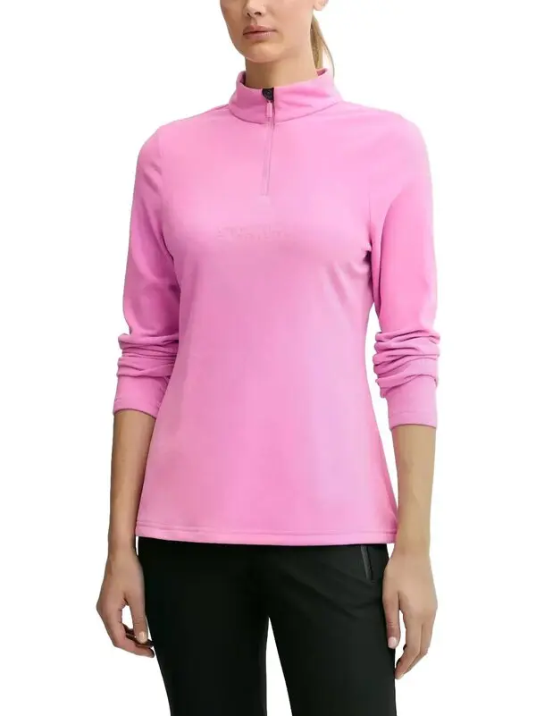 SPORTALM Quarter-zip Fleece Sweatshirt - Pink