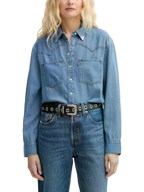 LEVI'S Teodora Western Shirt - Blue