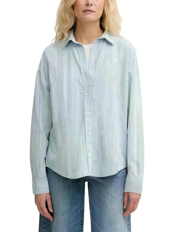LEVI'S Striped Buttoned Shirt - Blue