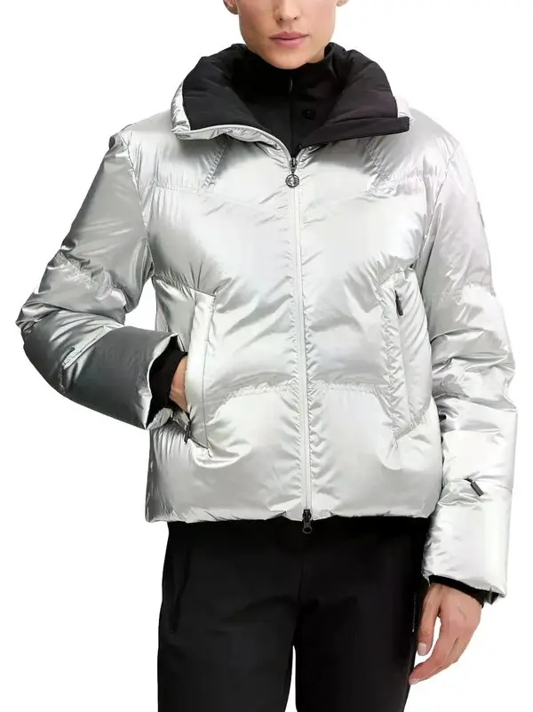 SPORTALM Metallic-effect Padded Jacket - Silver