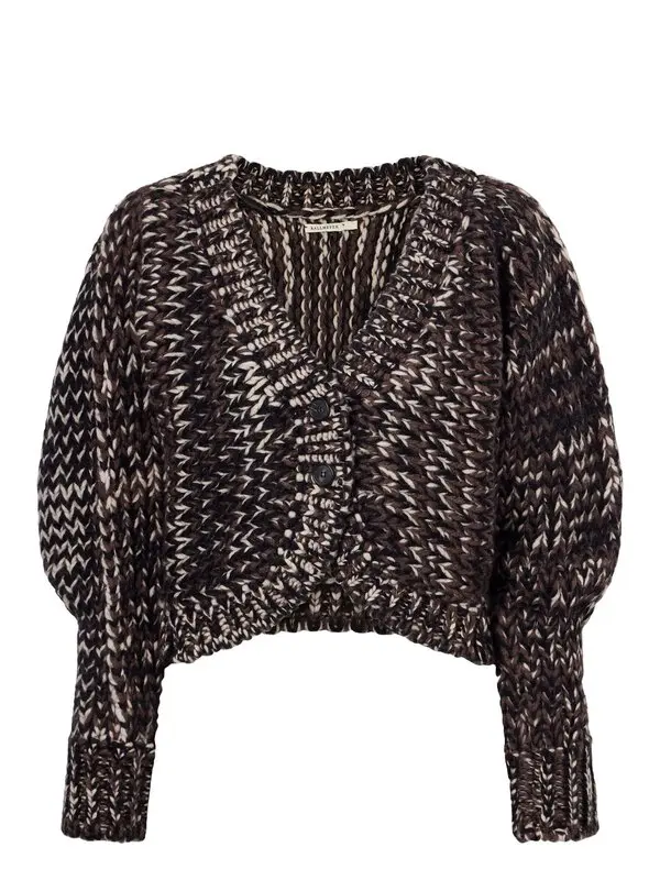KALLMEYER Simi Wool-blend Cardigan - Brown