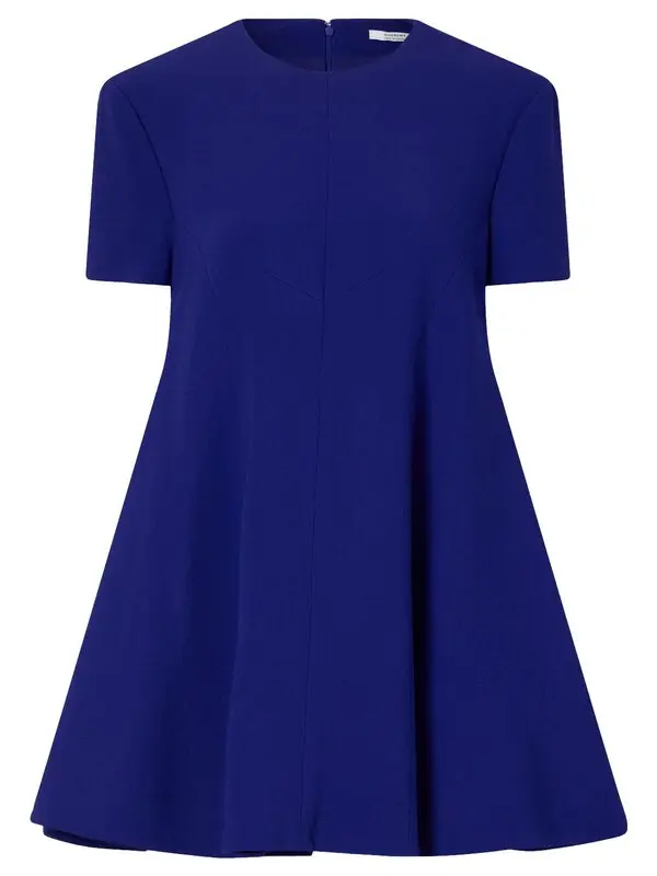 Givenchy Stretch-cady Mini Dress - Blue