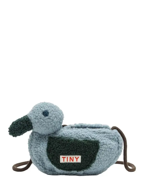 TINYCOTTONS Blue/green Duck-shaped Crossbody Bag - Multicolor